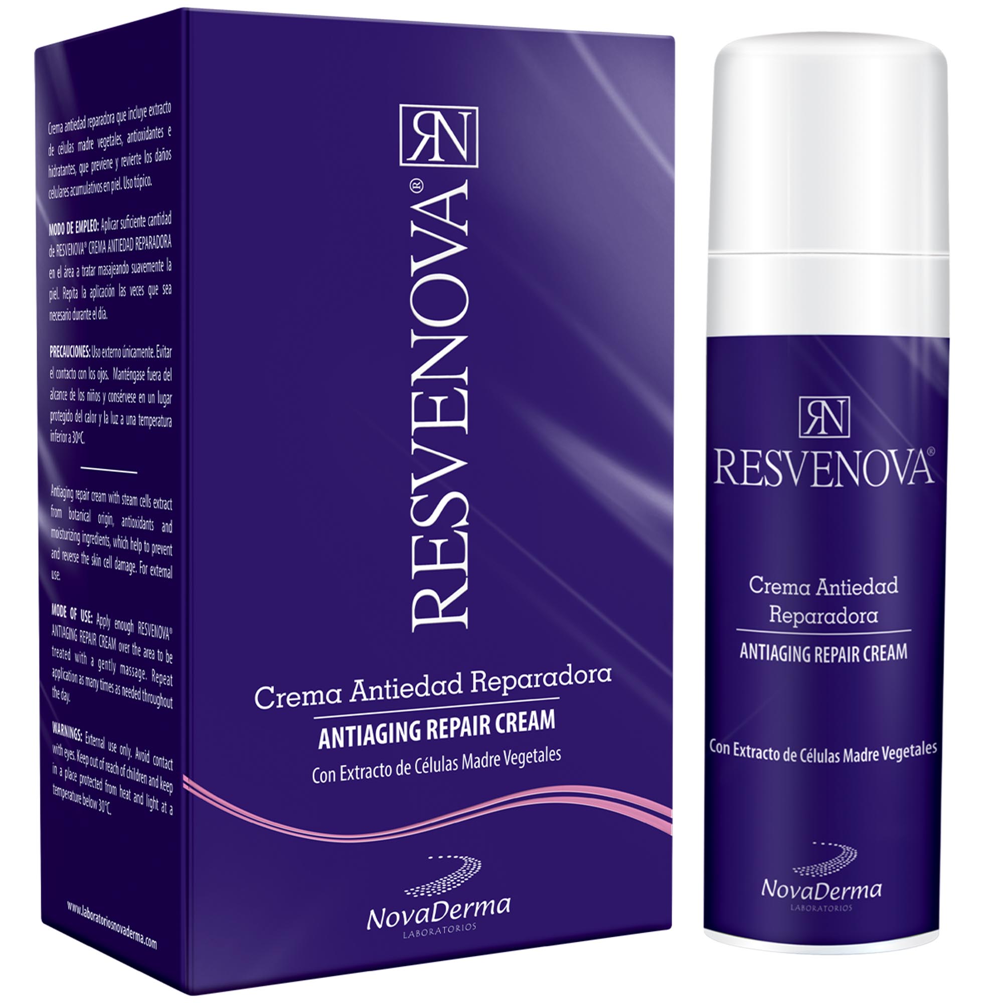Novaderma Sistema Antiedad Resvenova Crema 30 Grs