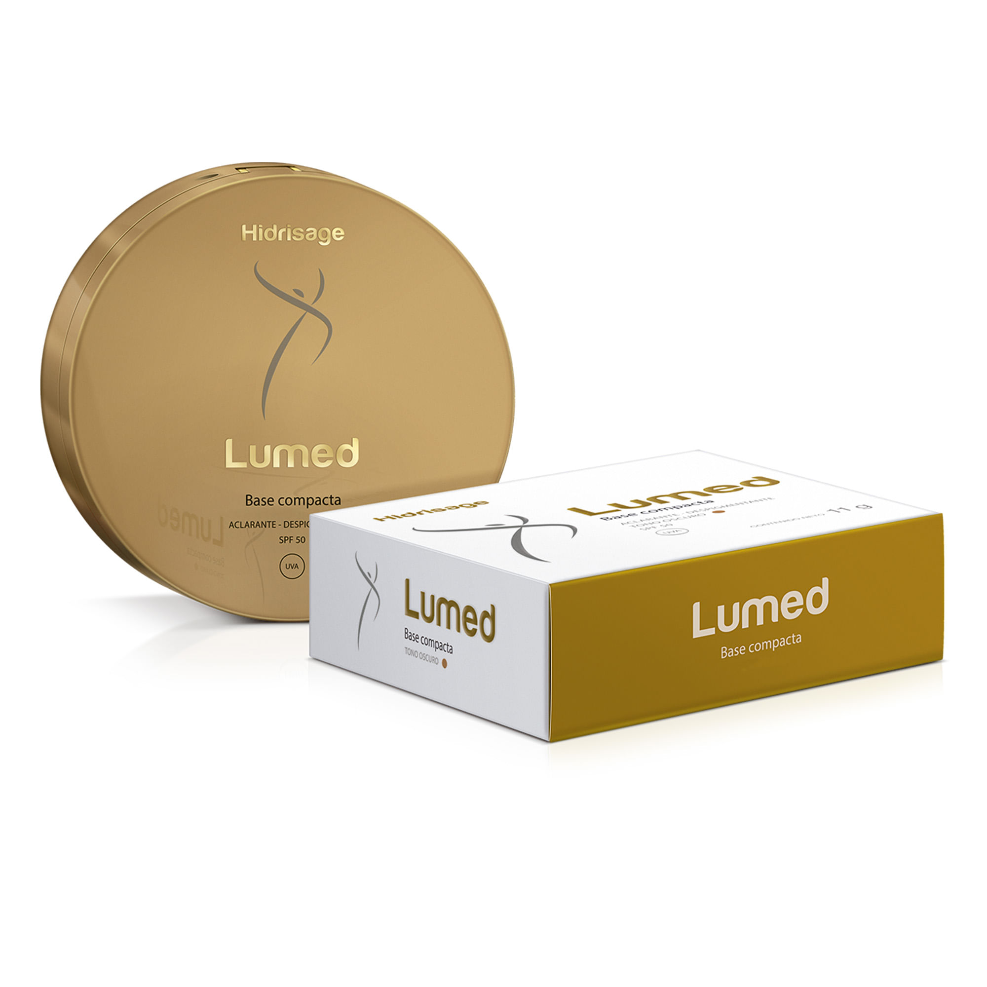 Base Compacta Tono Oscuro Lumed 11 Gr