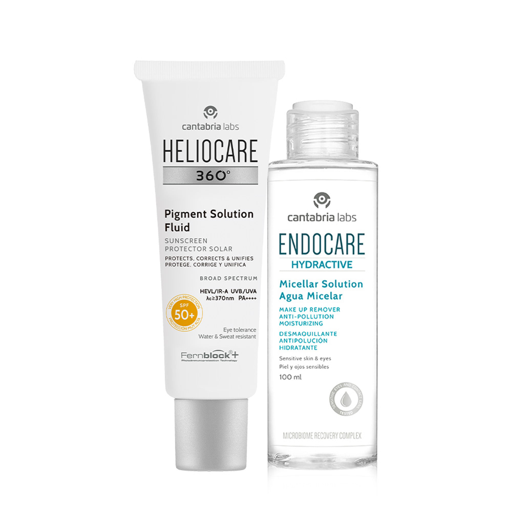 Heliocare 360° Kit Pigment Gratis Endocare Hydractive 100Ml