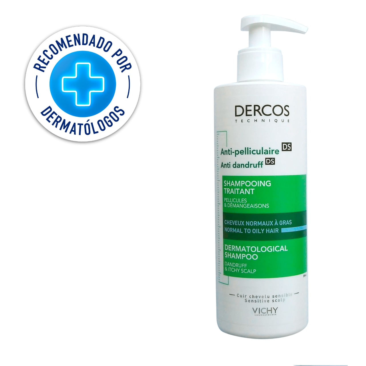 Shampoo Anticaspa Ds Dercos 390 Ml