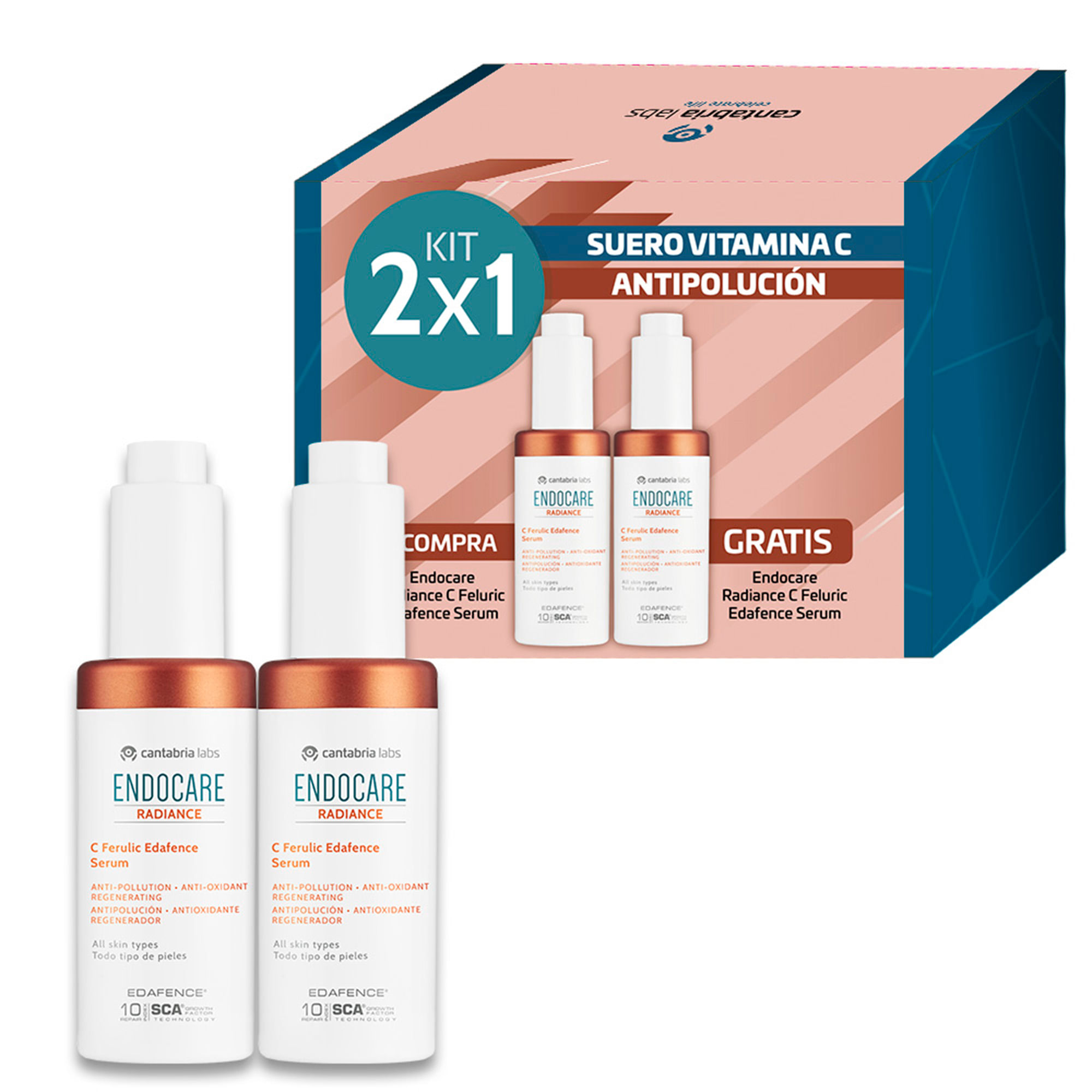 Endocare Kit Radiance C Ferulic 2X1