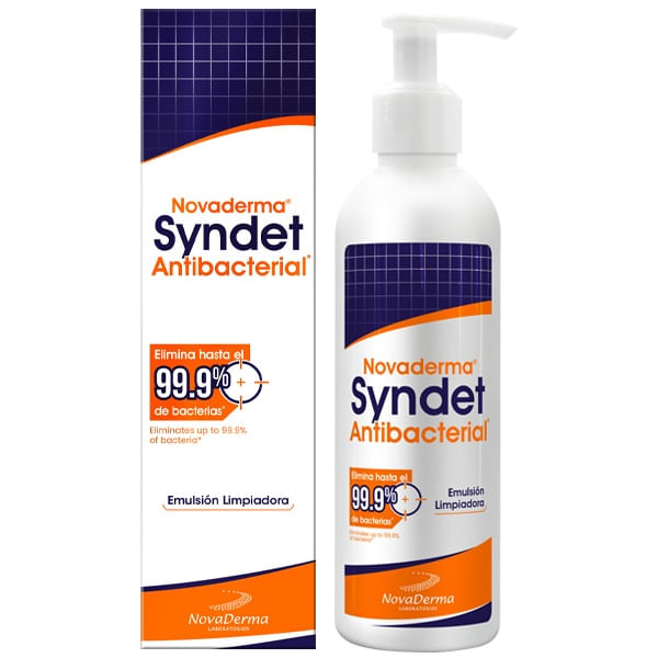 Novaderma Syndet Antibacterial Limpiador Facial x 240 Ml