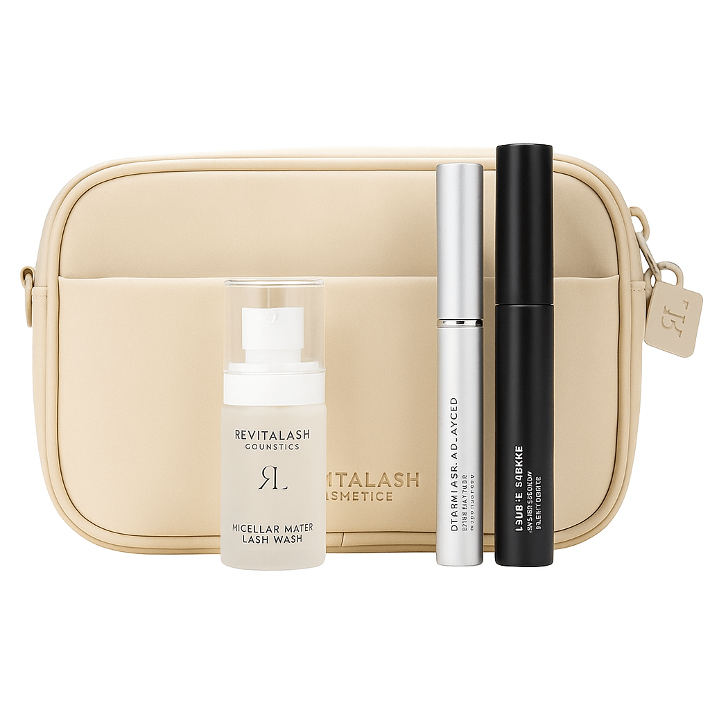 Kit Revitalash 3.5 Ml Gratis Agua Micelar, máscara de pestañas y Neceser
